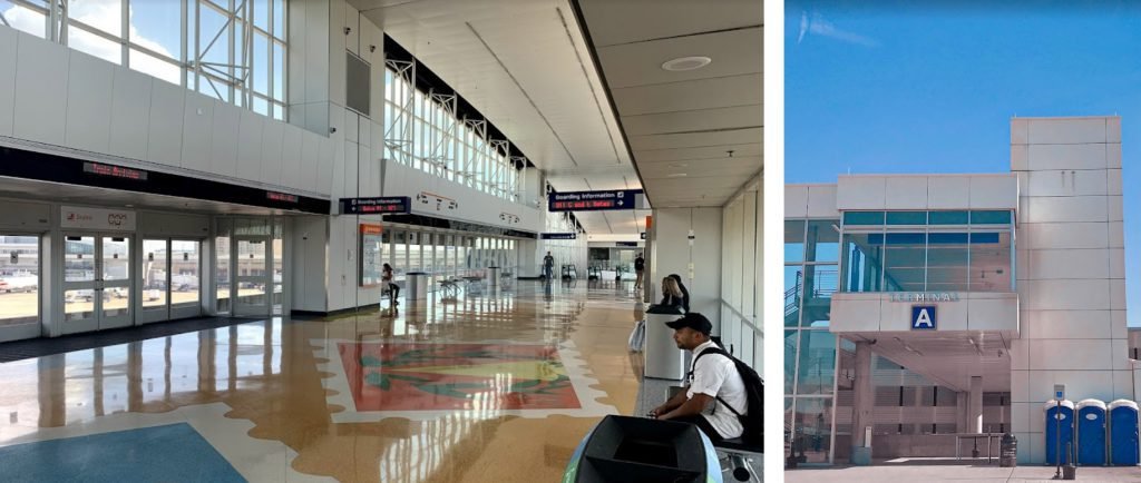 Terminal A map airport DFW Dallas Fort Worth Texas