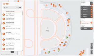 Terminal E map DFW Airport. Gate Dallas Fort Worth Airport